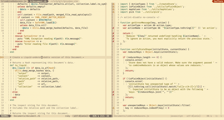 Vim 安裝設定 gruvbox 顏色佈景主題教學 - Office 指南