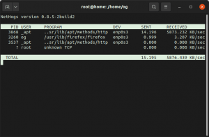 NetHogs 監看 Linux 行程使用的網路頻寬工具教學與範例 - Office 指南